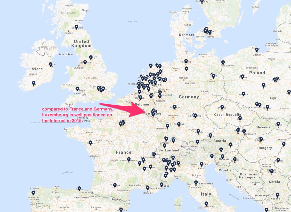 The geography of Internet – Food 4 Learning